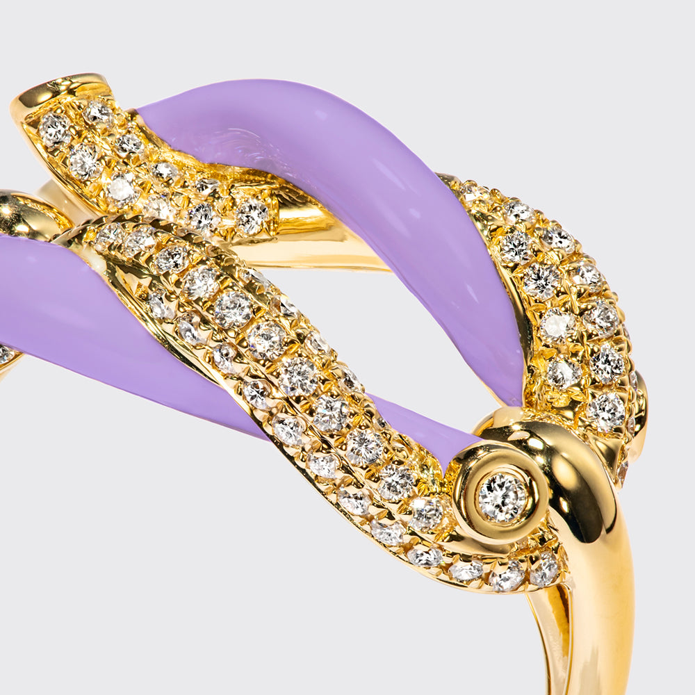 JUMBO LILAC FRUIT HOOPS BUCKLE RING – Boochier